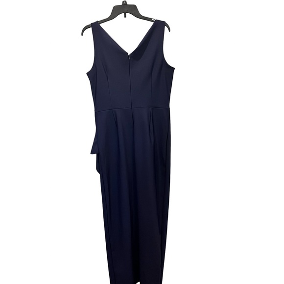 Alex Evenings | Dresses | Alex Evening Maxi Navy Blue Formal Dress ...